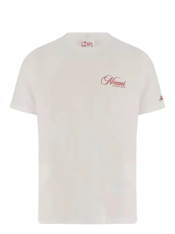 MC2 SAINT BARTH Miami St Barth Hotel T-shirt - Neutrals
