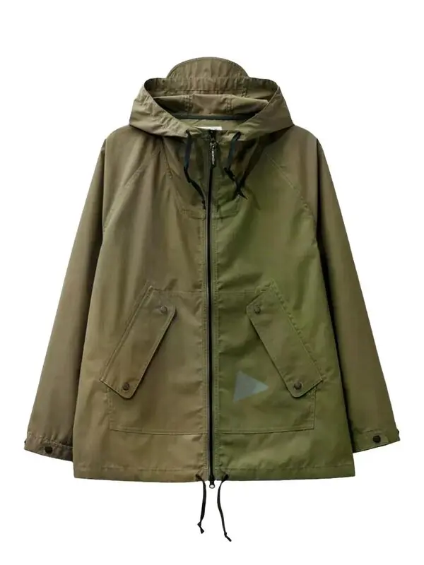 AND WANDER Hooded Parka - Green