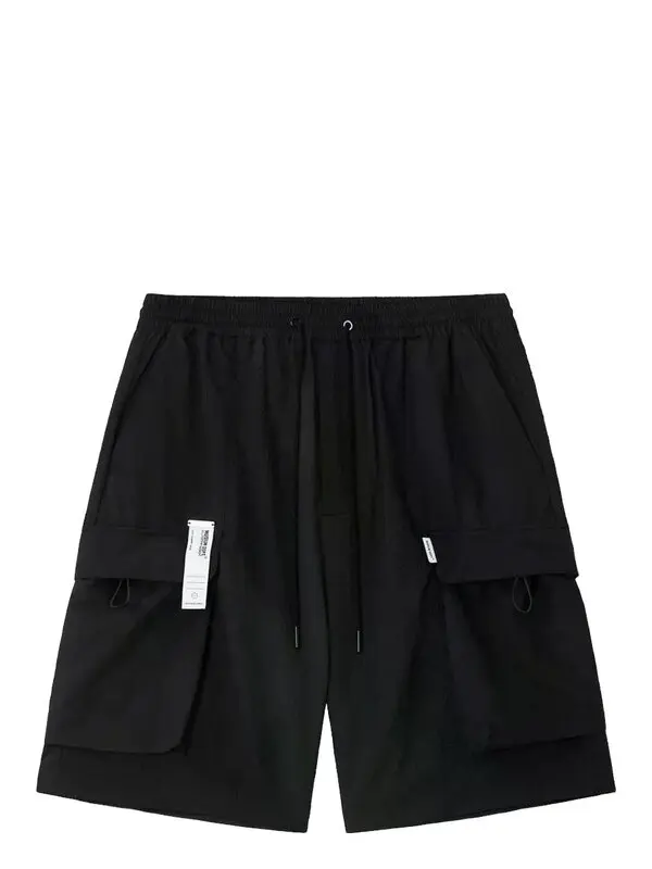 MUSIUM DIV. Cargo Drawstring Shorts - Black