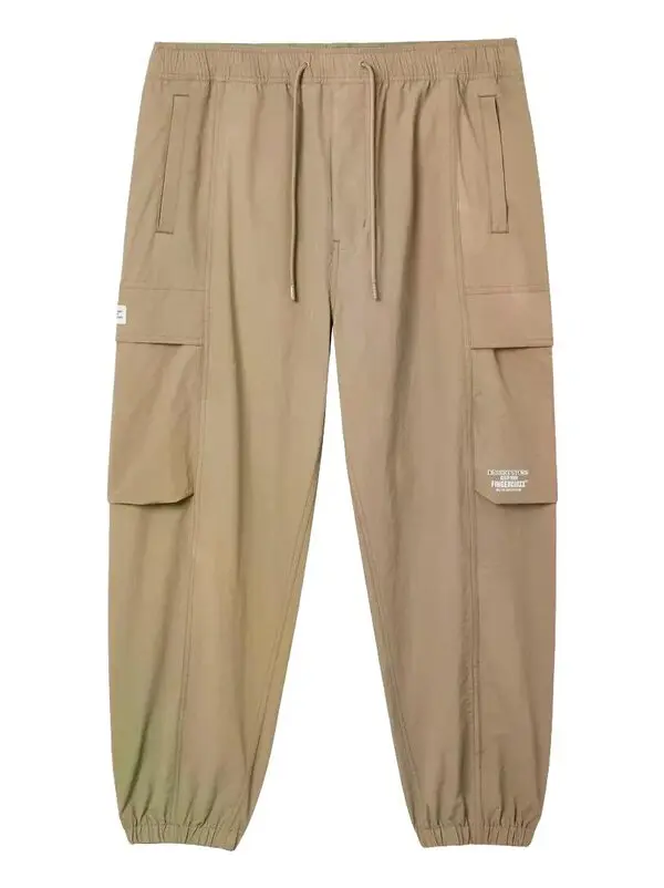 FINGERCROXX Cargo-pockets Track Pants - Neutrals
