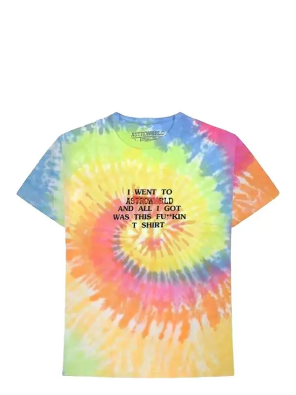 TRAVIS SCOTT Lollapalooza I Went To Astroworld T-shirt - Yellow