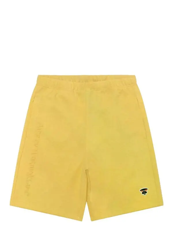 AAPE BY *A BATHING APE Graphic-print Shorts - Yellow