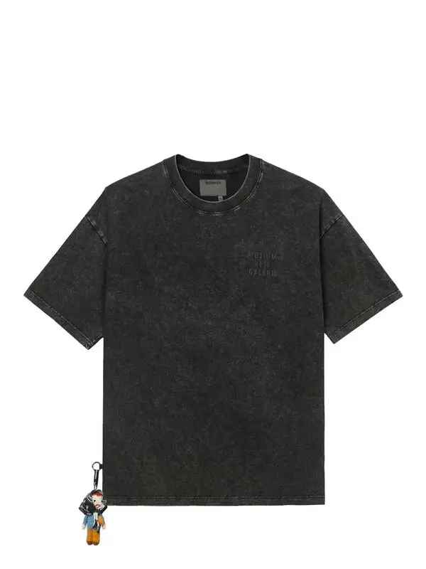 MUSIUM DIV. Embossed-detail T-shirt - Black