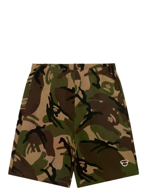 AAPE BY *A BATHING APE Camouflage-pattern Shorts - Neutrals