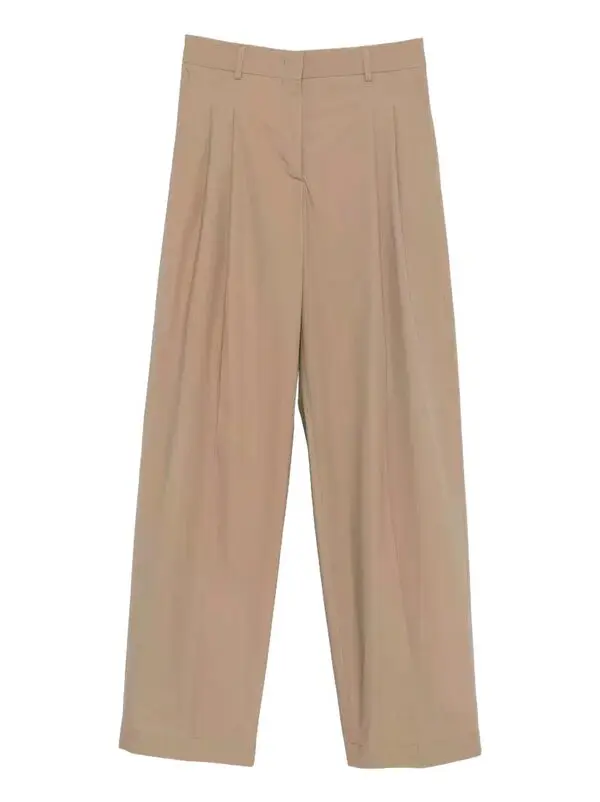 CELLAR DOOR Wendy Pleated Trousers - Neutrals