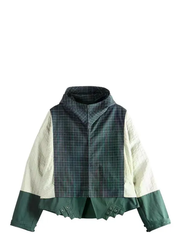 KIKO KOSTADINOV Check Stripe Jacket - Green
