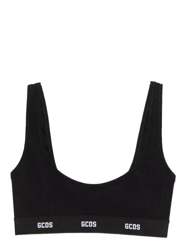 Gcds Logo-band Bralette - Black