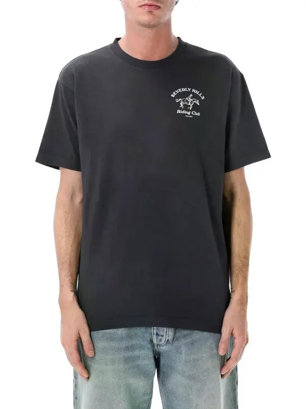 SPORTY & RICH Riding Club T-shirt - Black