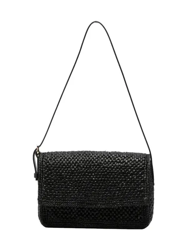 Manebí Woven Shoulder Bag - Black