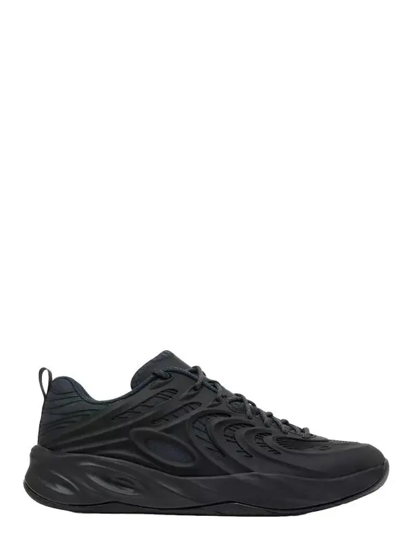 Oakley Lace-up Textured Sneakers - Black