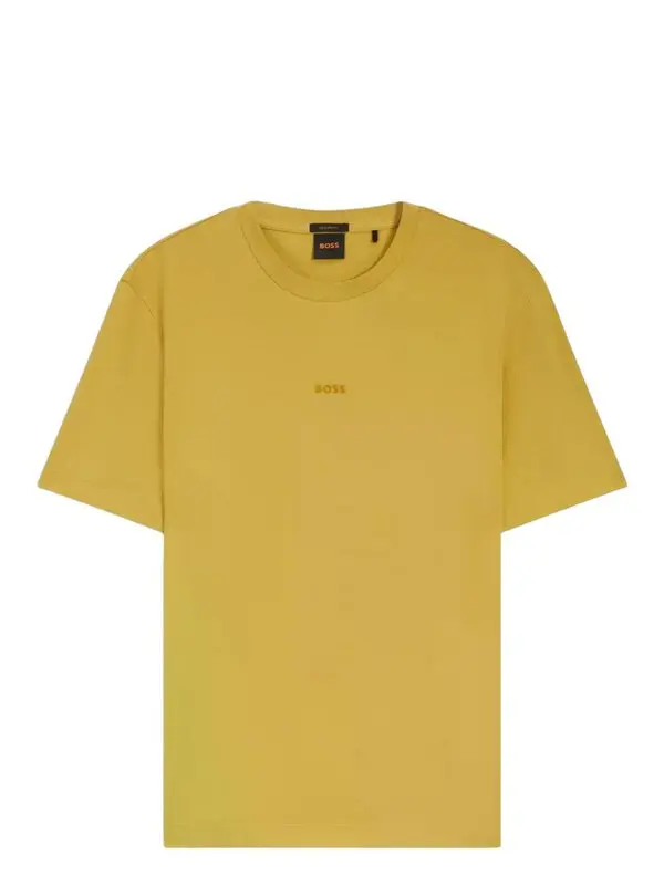 BOSS Logo-print T-shirt - Yellow