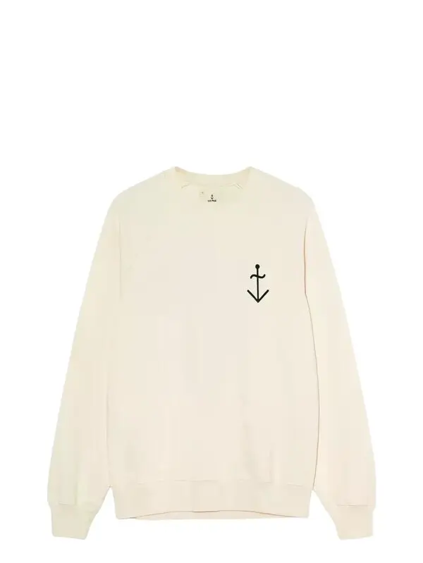 LA PAZ Graphic Print Sweatshirt - Neutrals