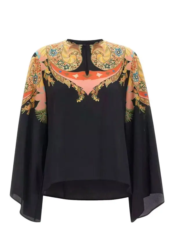 Etro Flared-sleeve Blouse - Black