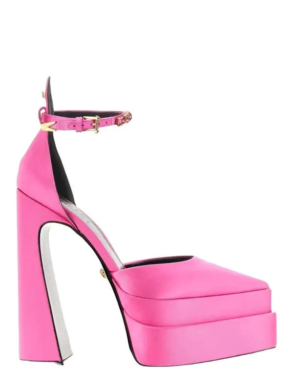 Versace Aevitas Pointy Platform Pumps - Pink
