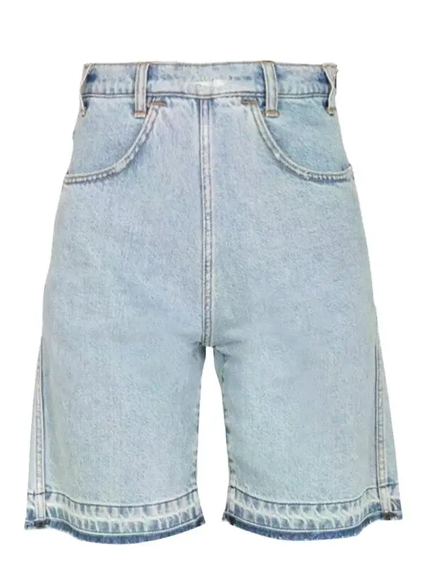 Philosophy Di Lorenzo Serafini Belt-loops Shorts - Blue