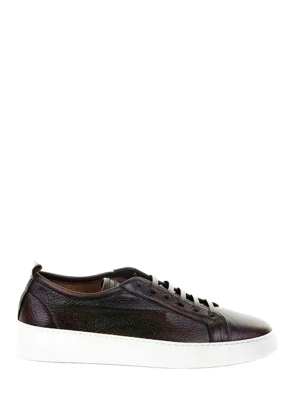 Neil Barrett Leather Sneakers - Brown