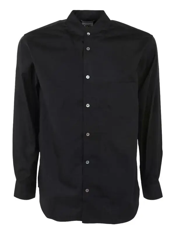 DNL Long-sleeve Button Shirt - Black