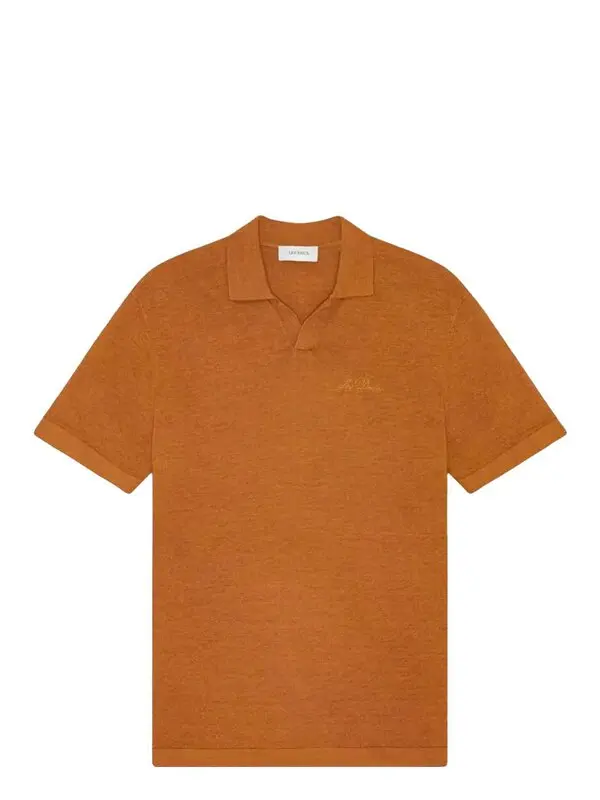 LES DEUX Emmanuel Polo Shirt - Orange