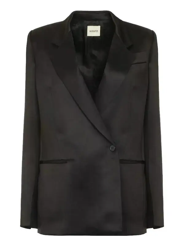 Khaite Willow Double-breasted Blazer - Black