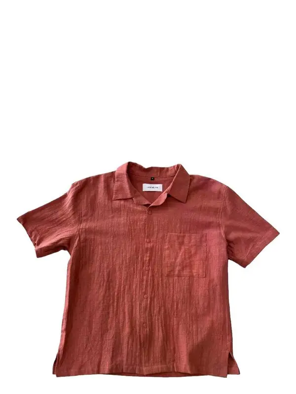 LAST CALL FOR Pocket Short-sleeve Shirt - Red