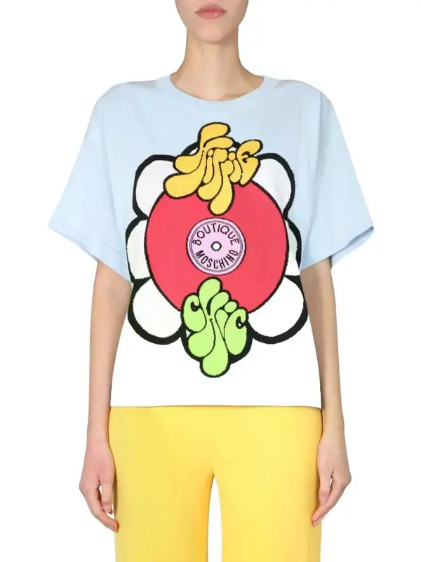 Moschino Printed T-shirt - Blue