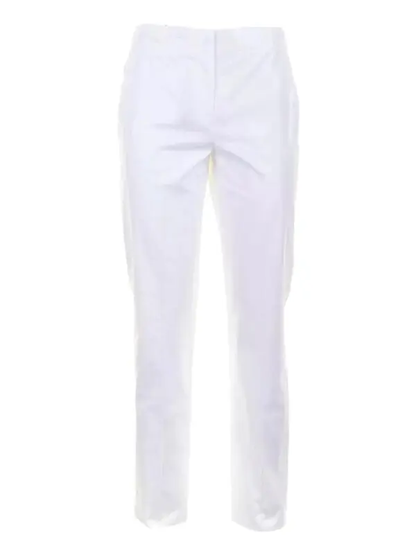 Marella Straight Trousers - White