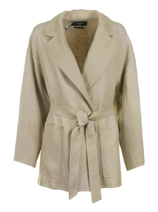 Max Mara Belted Jacket - Neutrals