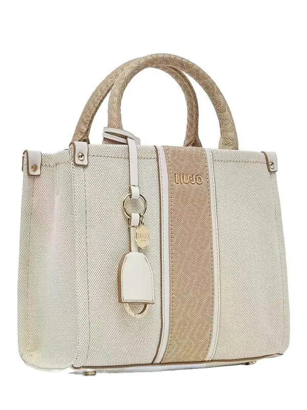 Liu Jo Small Patterned Jacquard Tote Bag - Neutrals