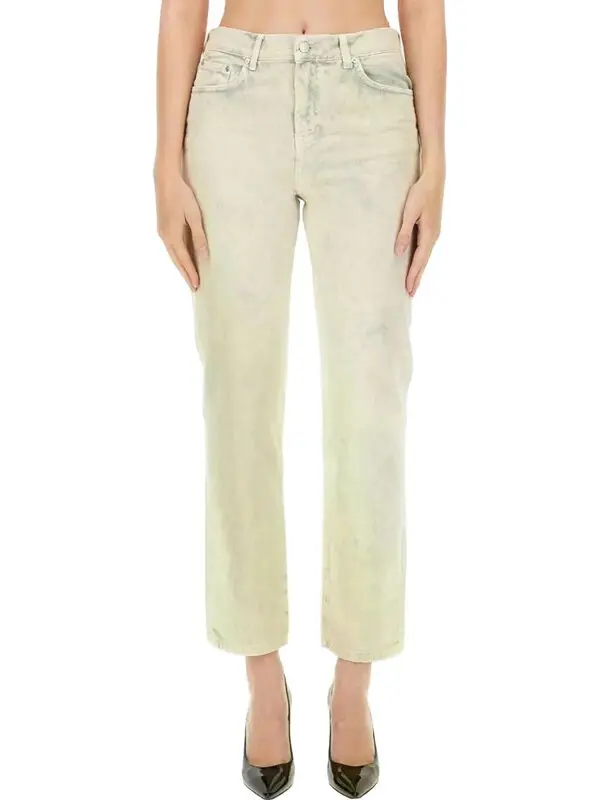 Moschino Cropped Jeans - Neutrals