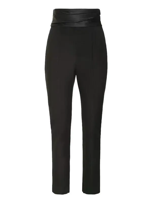 Khaite Lenro High-waisted Trousers - Black