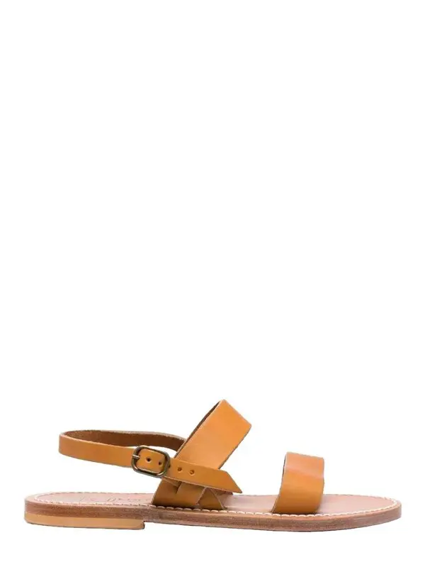 K.JACQUES Barigoule Leather Sandals - Neutrals