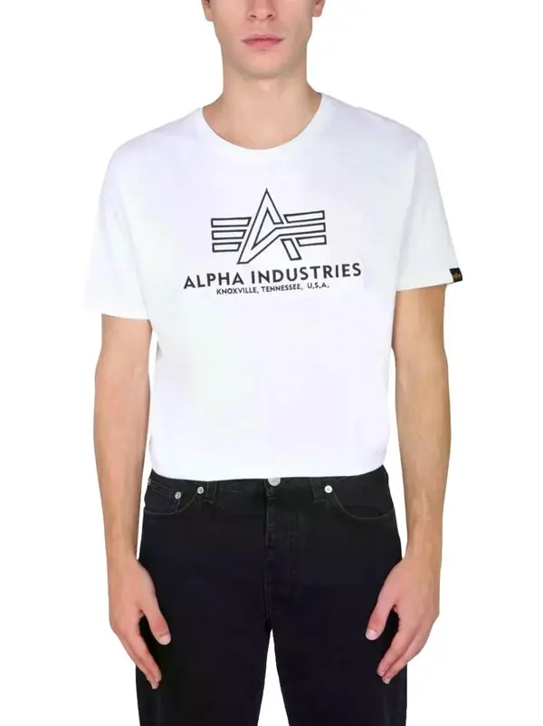 Alpha Industries Logo T-shirt - White
