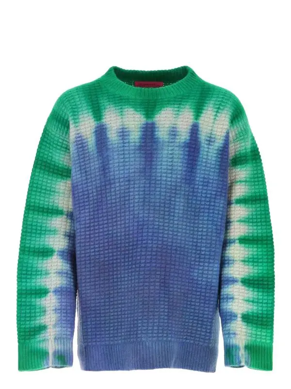 THE ELDER STATESMAN Tie-dye Sweater - Blue
