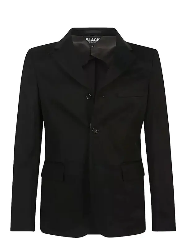 Comme Des Garçons Notched Blazer - Black