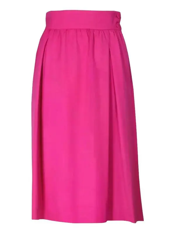 Moschino Flared Midi Skirt - Pink