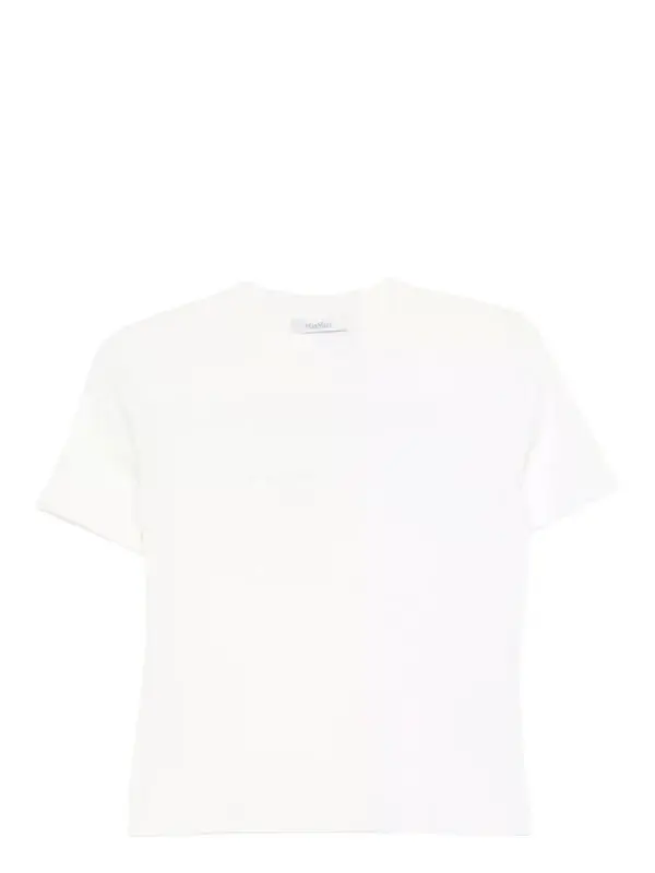Max Mara Embossed T-shirt - White