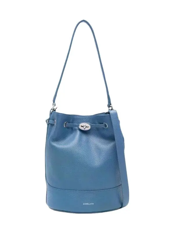 ZANELLATO Small Monda Bucket Bag - Blue