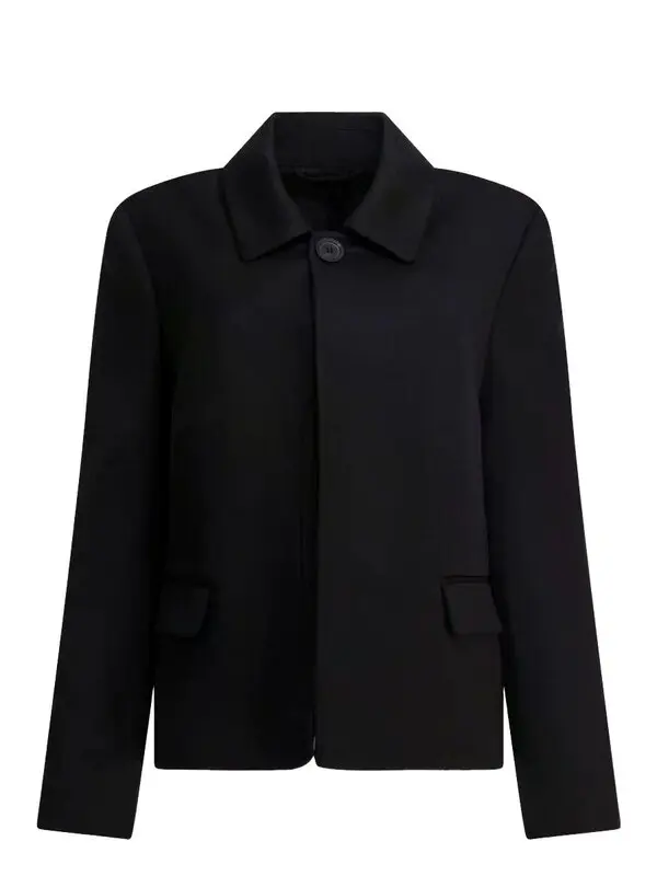Balenciaga Buttoned Jacket - Black