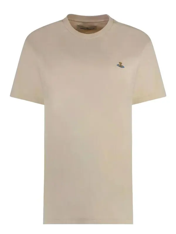 VIVIENNE WESTWOOD Crew-neck T-shirt - Neutrals