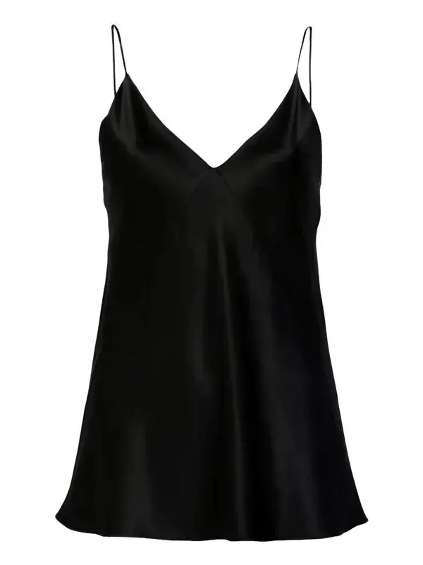 Max Mara Spaghetti-strap Top - Black
