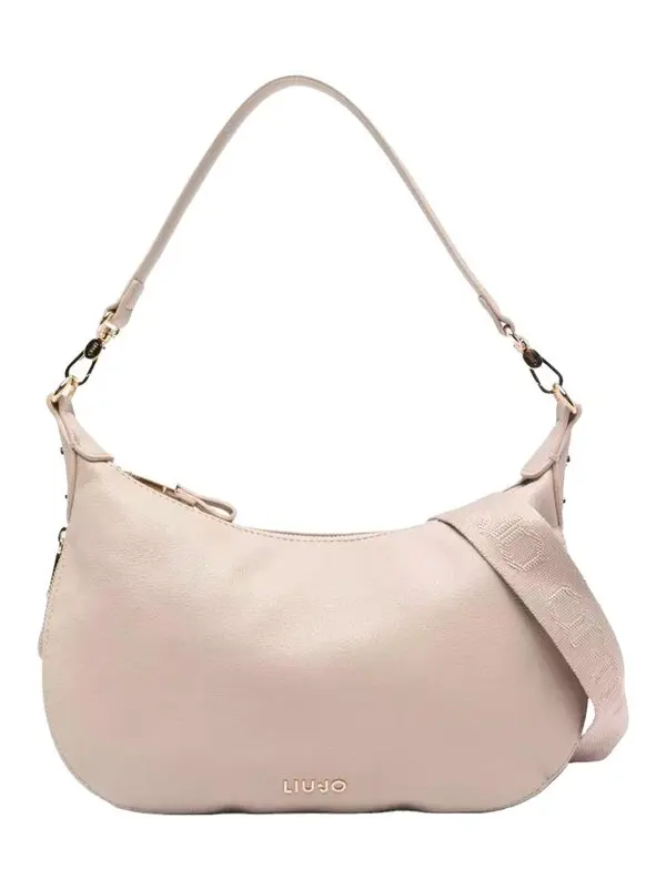 Liu Jo Logo-lettering Shoulder Bag - Neutrals