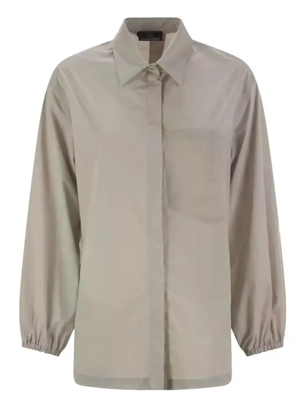 Herno Stretch Tech Shirt - Neutrals