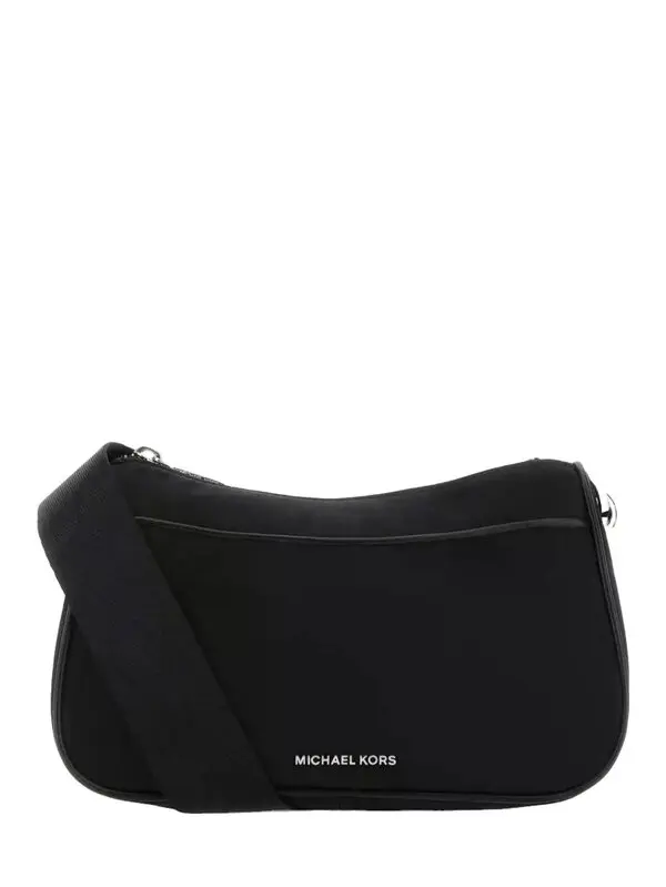 Michael Kors Logo-appliqué Crossbody Bag - Black