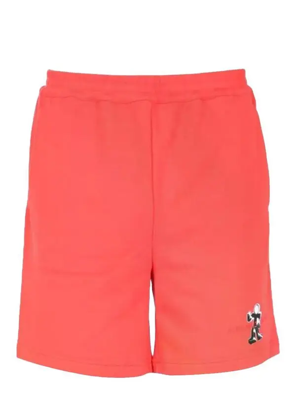 Helmut Lang Logo-detail Track Shorts - Red