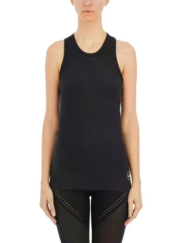 Adidas By Stella McCartney Crew-neck Top - Black
