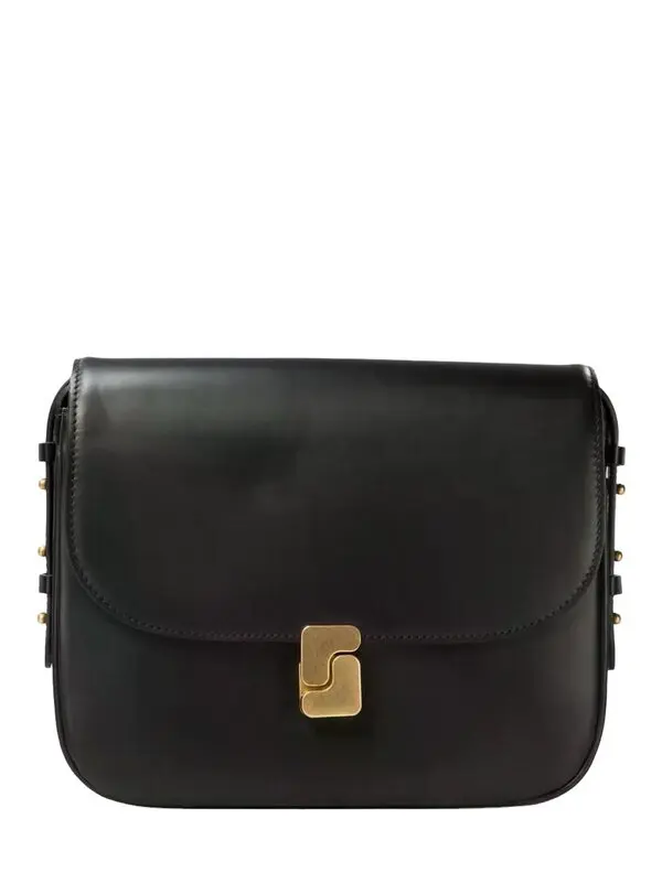 Soeur Mini Bellissima Leather Crossbody Bag - Black