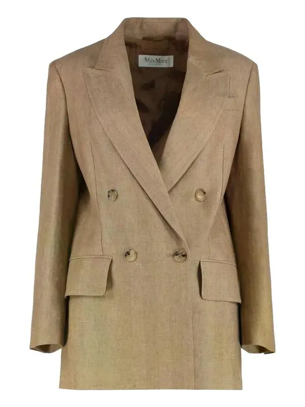 Max Mara Double-breasted Blazer - Neutrals