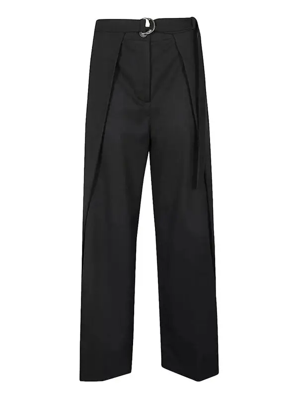 Erika Cavallini D-ring Trousers - Black