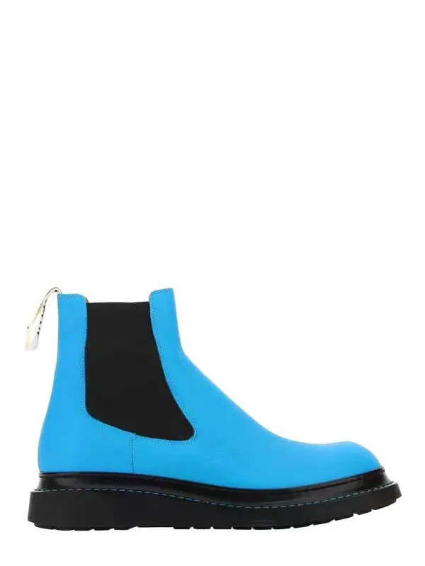 Loewe Leather Chelsea Boots - Blue