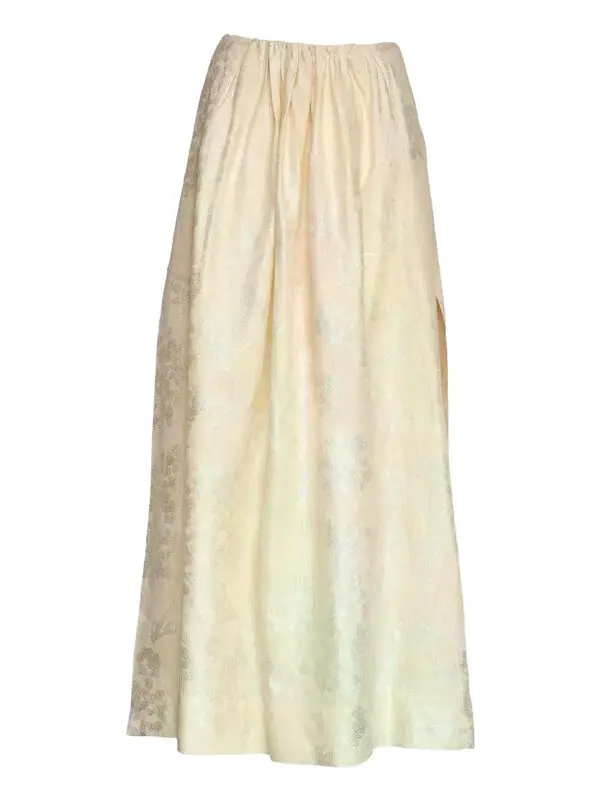 DEPARTMENT 5 Long Skirt With Side Slit - Neutrals